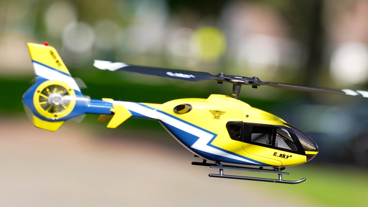 Esky 150EC Scale helicopter - Bonus flight (without wind) - 2023-07-09 ...