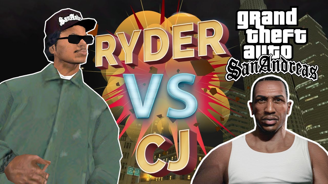 CJ VS RYDER BÜYÜK SAVAŞ - GTA SAN ANDREAS - YouTube