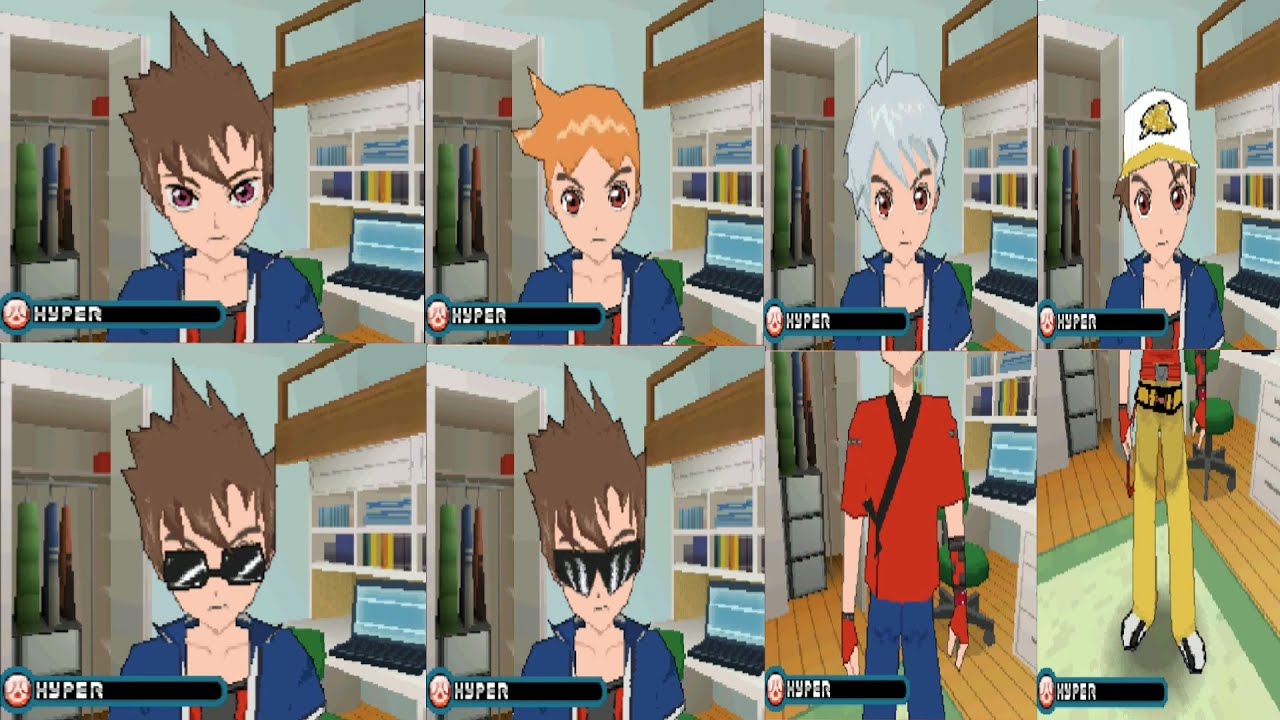 Bakugan (All Character Editor hair color, clothes color, skin, shoes ...