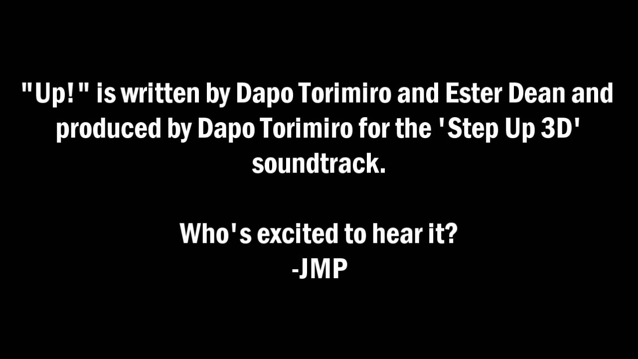 Pre-Order the 'Step Up 3D' soundtrack - Featuring "Up" by Jesse ...