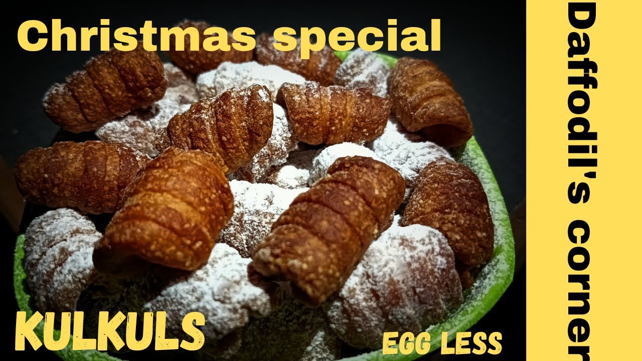 Eggless kulkul|Christmas special kulkul recipe|Eggless kulkul|Goan ...