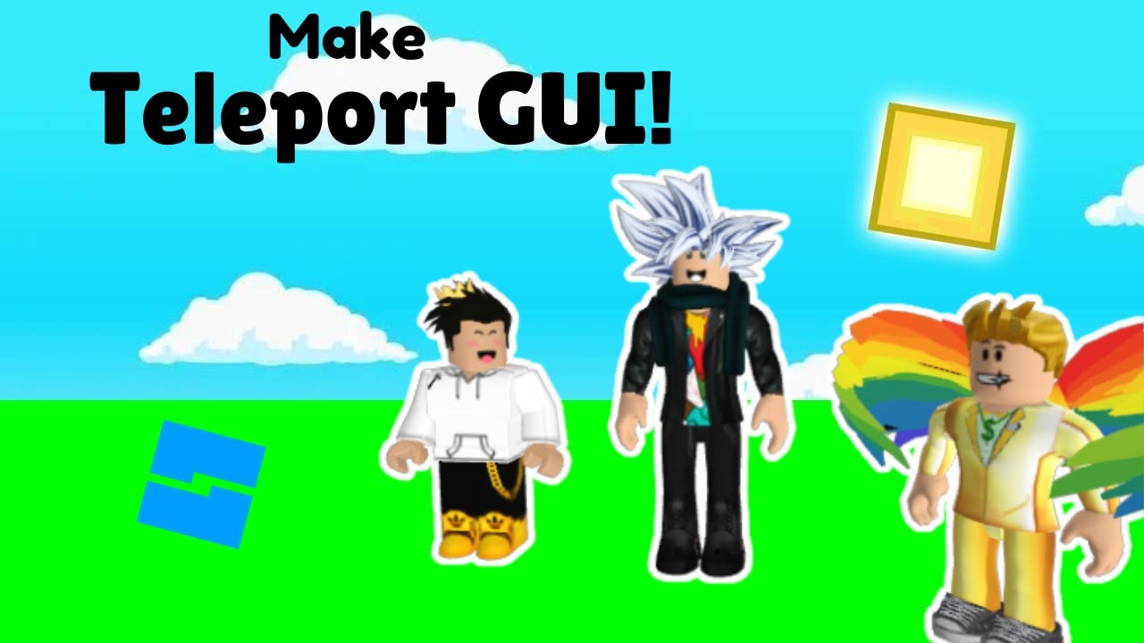 HOW TO MAKE A TELEPORT GUI IN ROBLOX STUDIO! (NO SCRIPTING!) - YouTube