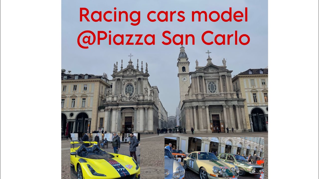 Racing cars show at Piazza San Carlo Torino - YouTube
