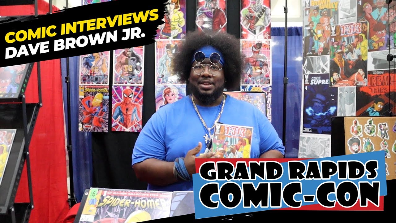 Grand Rapids Comic Con Spotlights: Dave Brown Jr ⭐️ - YouTube