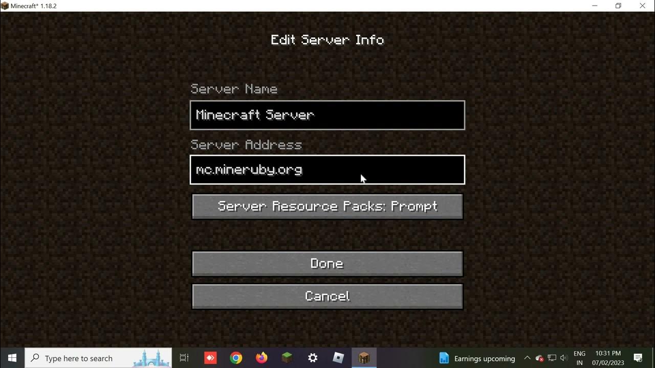 how to join mineruby server - YouTube