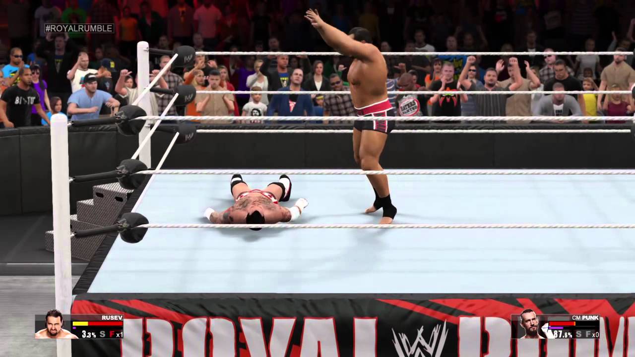 WWE 2K15 Rusev vs. CM Punk - YouTube