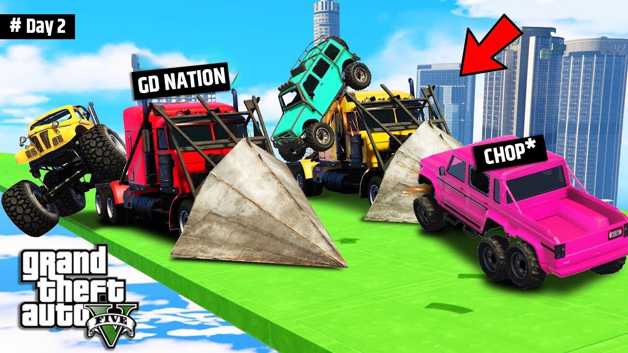 🚥GD NATION FACE TO FACE CHALLANGE WITH CHOP [DAY 2] GTA 5 ...