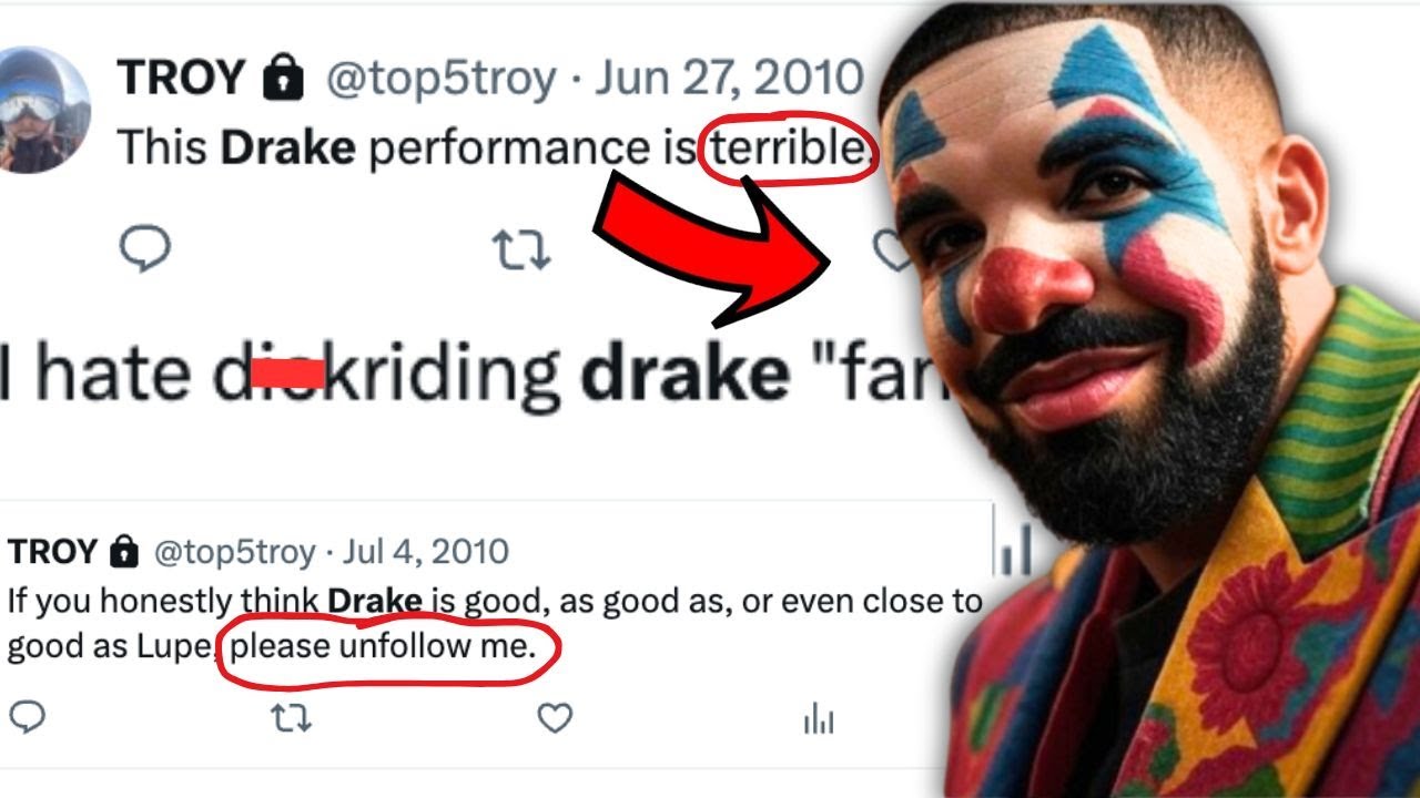 ROASTING Drake in My Old Tweets! (I Was 100% Correct) - YouTube