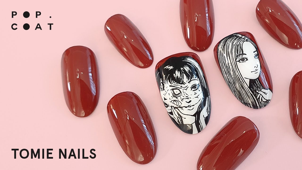 Tomie Nails Drawing - YouTube