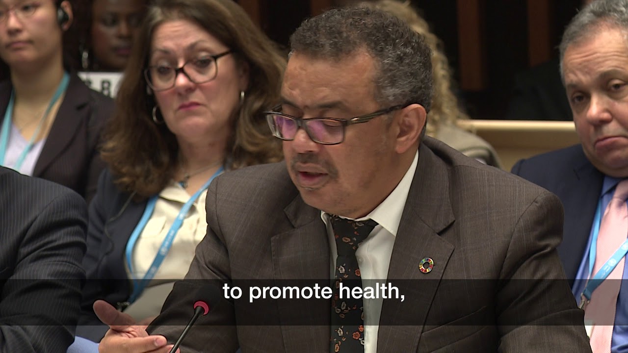Dr Tedros, Director-General, addressing WHO's Executive Board - YouTube