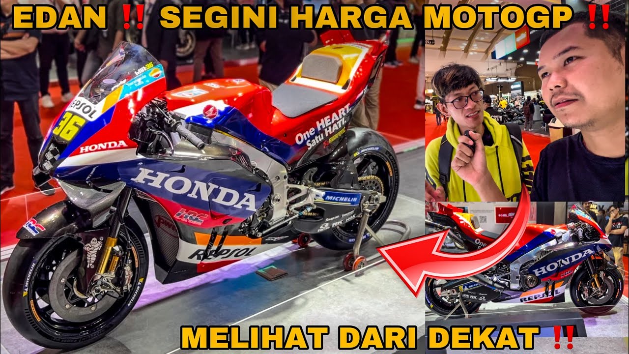 BRO OMEN TERCENGANG MELIHAT MOTOGP SEDEKAT INI ️ ️ LIVERI TERBARU HONDA ...