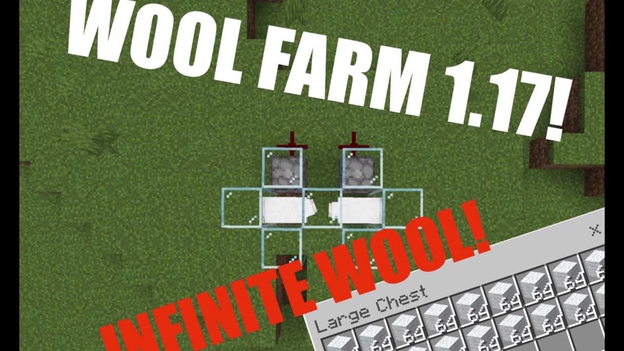 How to make an EASY sheep wool farm in Minecraft Bedrock 1.18! (MCPE ...