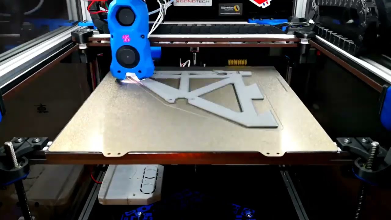RepRack spool holder print - YouTube