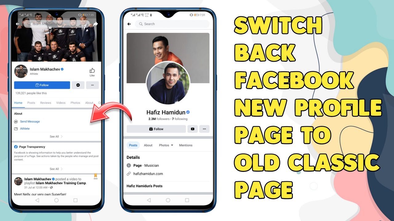 Switch Back Facebook New Profile Page To Old Classic Page | Again ...