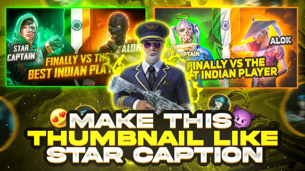 *Make This Thumbnail Like @starcaption In Android || How To Make ...