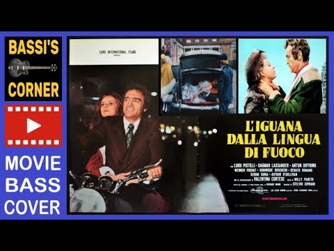 Dagmar Lassander & Stelvio Cipriani - L'iguana dalla lingua di fuoco bass cover