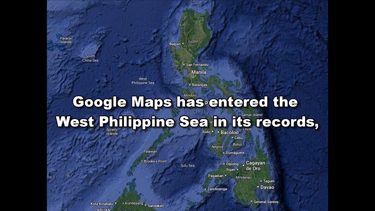 West Philippine Sea is now on Google Maps - YouTube