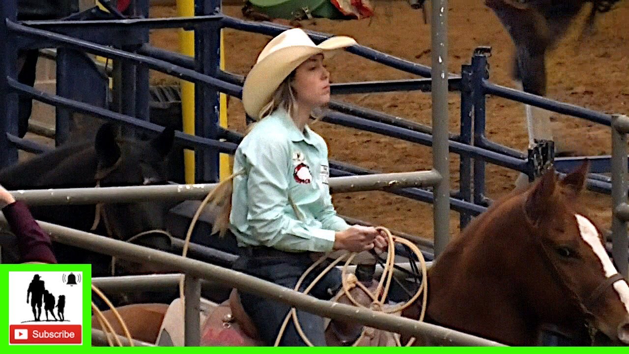 Ladies Open Breakaway Roping Round 1 Part 2 - 2020 Three Star Memorial ...