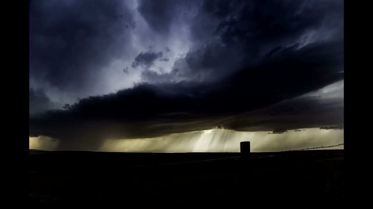 Cloudy Rainstorm | Soothing Ambience of the Dark Sky - YouTube