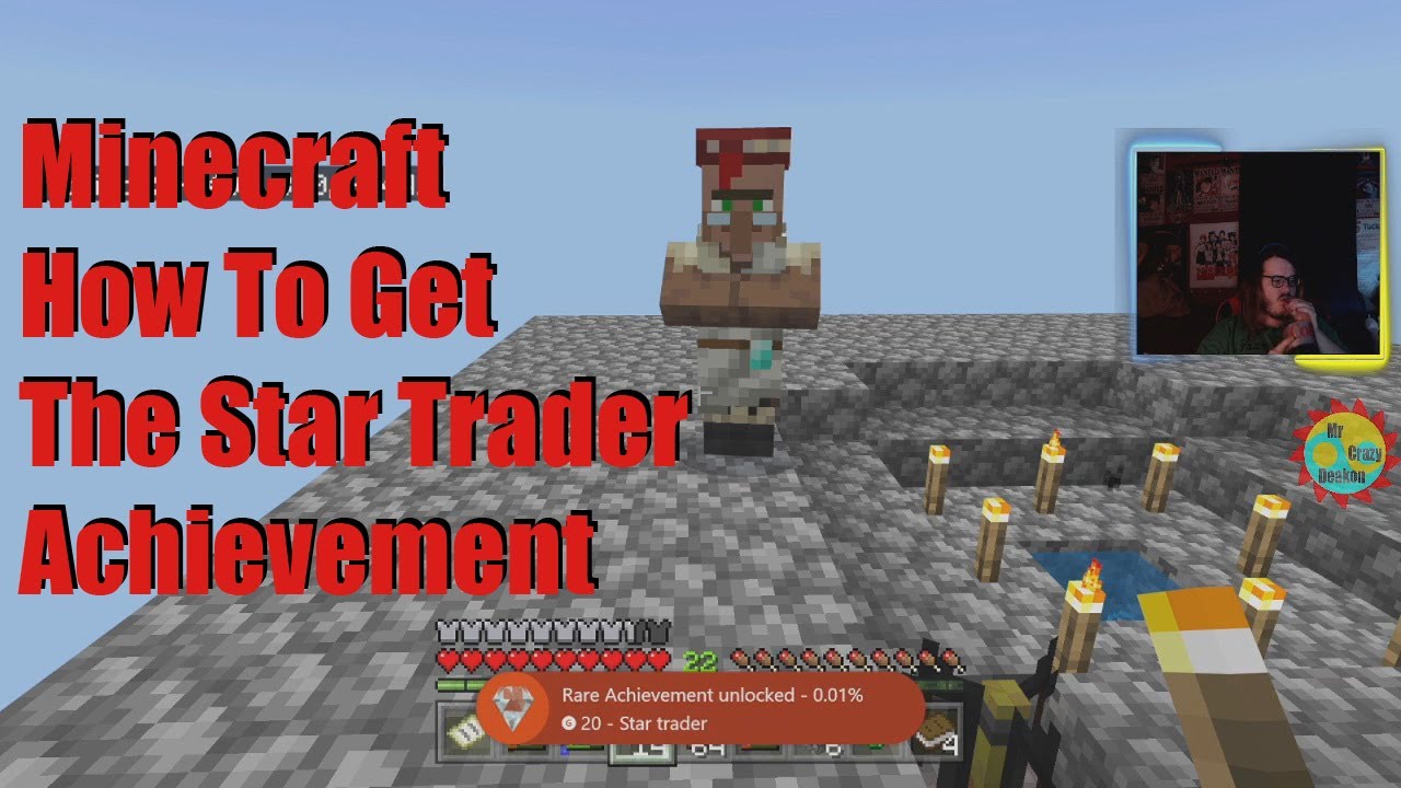 Minecraft How To Get The Star Trader Achievement - YouTube