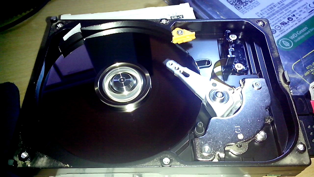 How to spin hard disk - YouTube