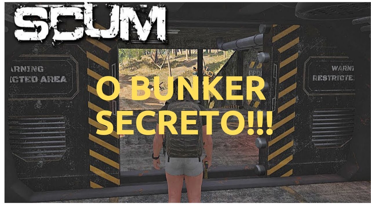 O BUNKER ''SECRETO'' DO SCUM // SOBREVIVÊNCIA // SCUM - YouTube