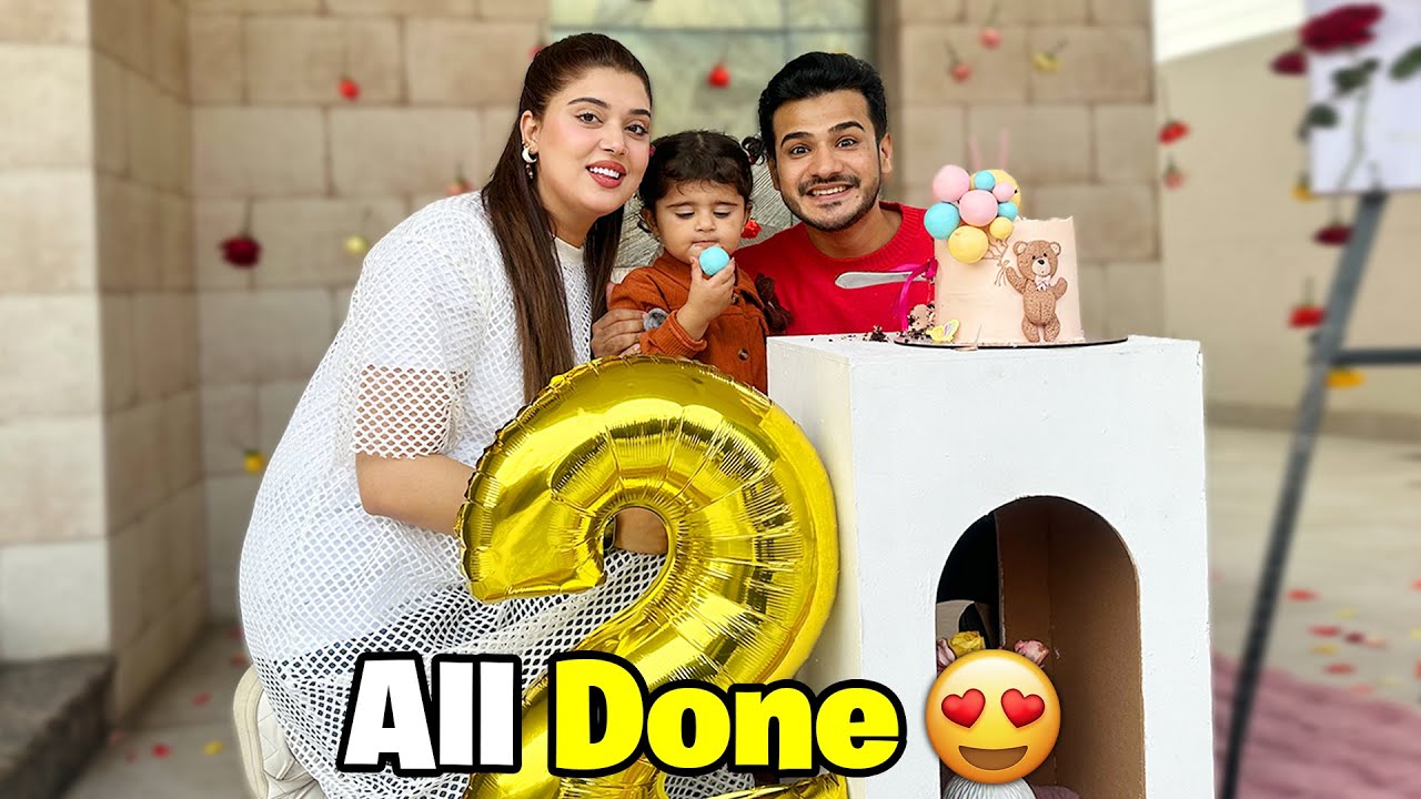 Aizal Ki Birthday Preparations Complete - YouTube