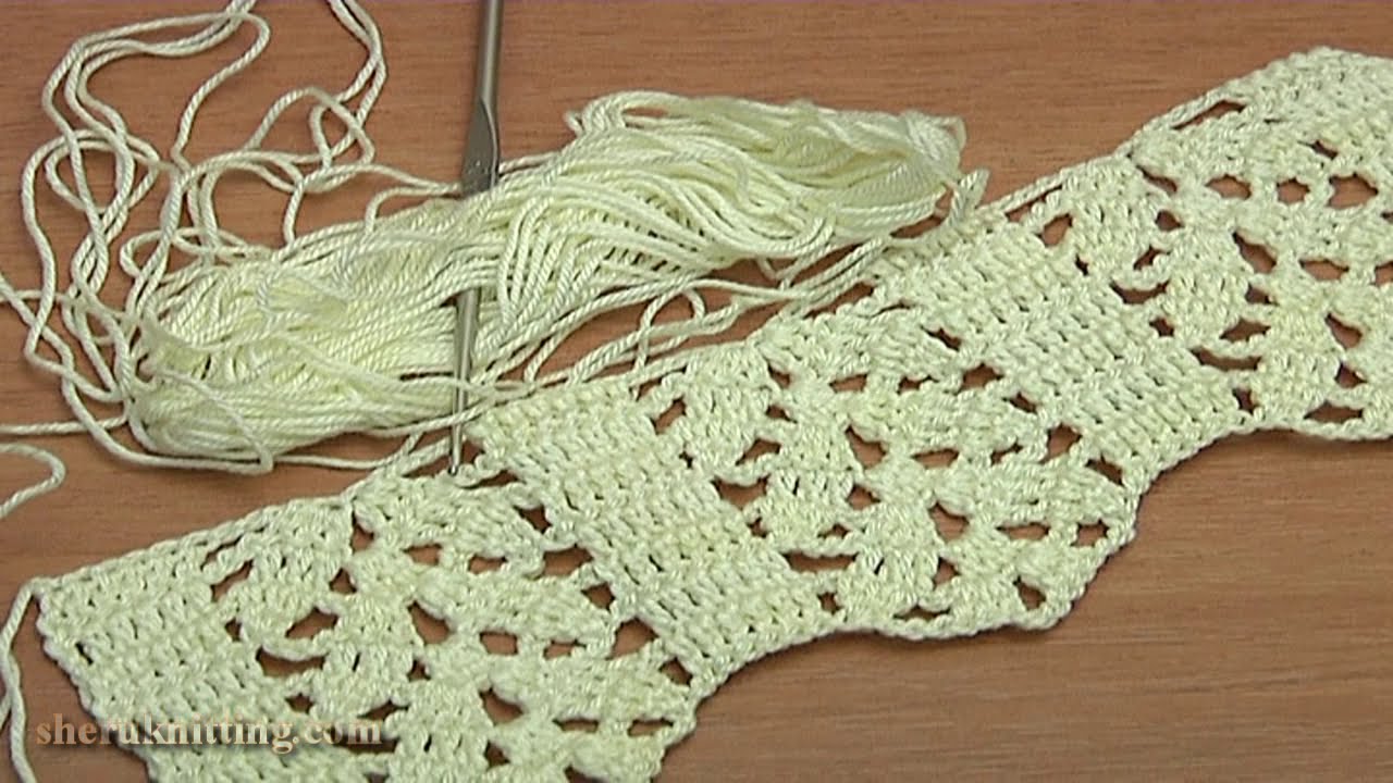 Crochet Shell Stitch Pattern - YouTube