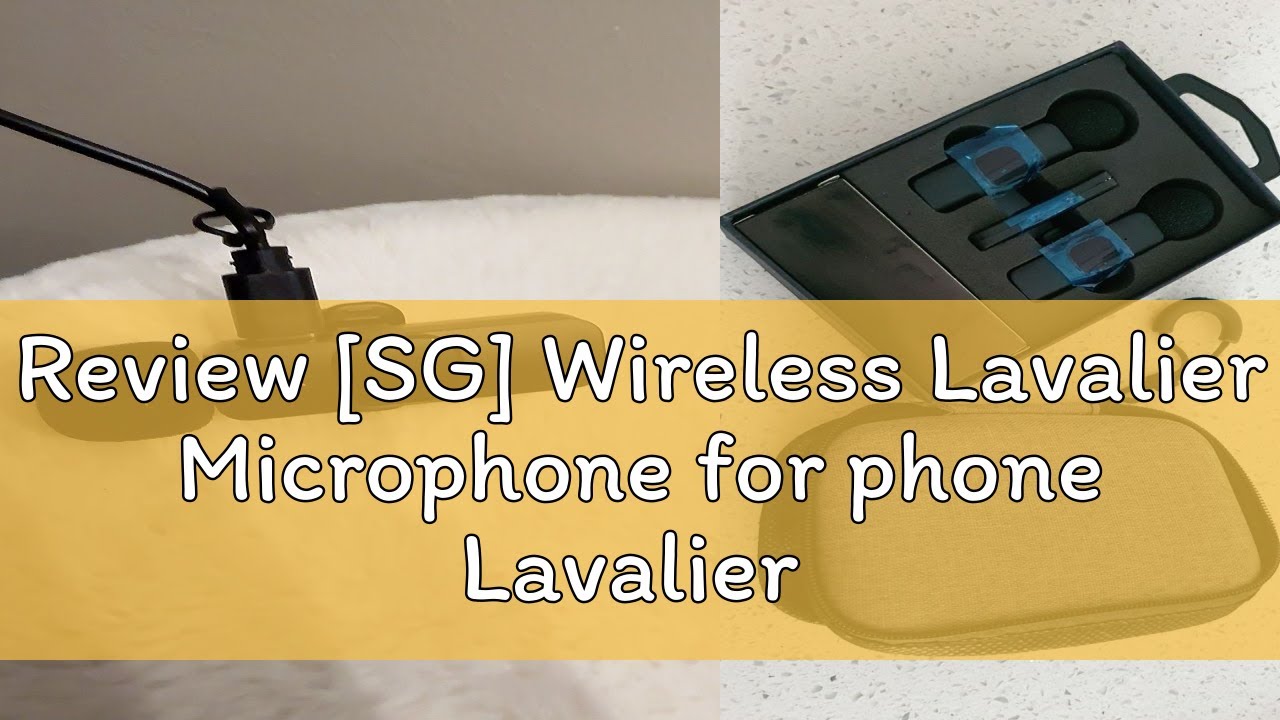 Review [SG] Wireless Lavalier Microphone for phone Lavalier Microphone ...