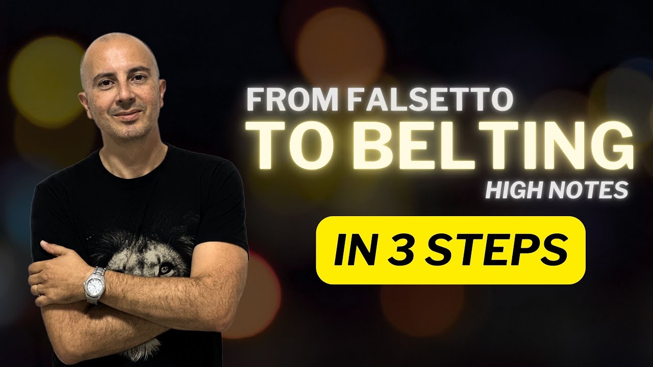 How to develop high notes in belting starting from falsetto - YouTube