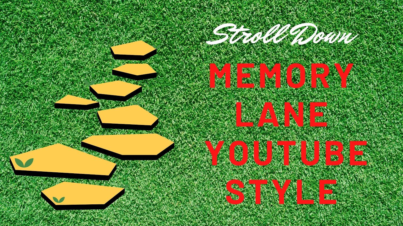 Let's Stroll Down Memory Lane YouTube Style - What Will We Learn on The Show Tonight Mommy ...