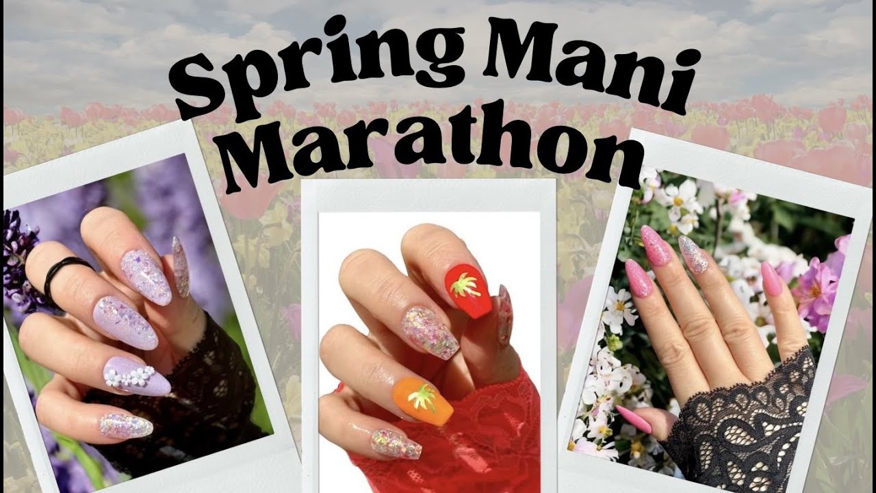 Bling Galleria || Spring Mani Mash Up || Dip Powder Nails || Nail Art ...