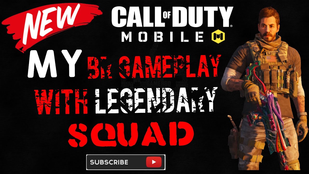 Mʏ BR ɢᴀᴍᴇᴘʟᴀʏ ᴏғ COD ᴍᴏʙɪʟᴇ Wɪᴛʜ ᴀ Lᴇɢᴇɴᴅᴀʀʏ sǫᴜᴀᴅ 😍- BR - CODM - YouTube