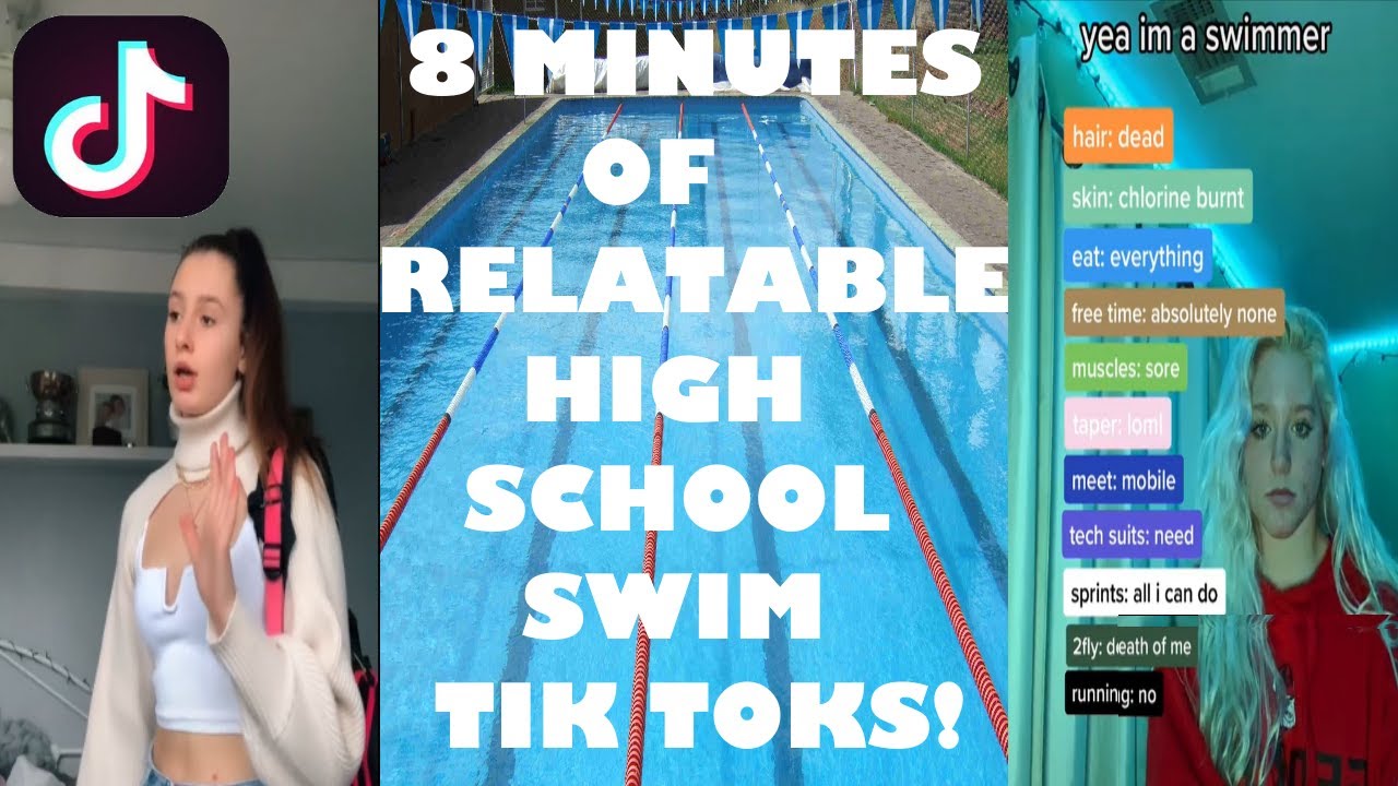 8 Minutes Of Relatable High School & Competitive Swimming Tik Toks ...