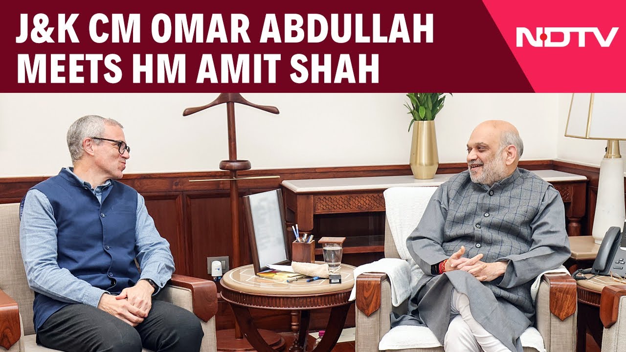 Omar Abdullah Amit Shah Meeting