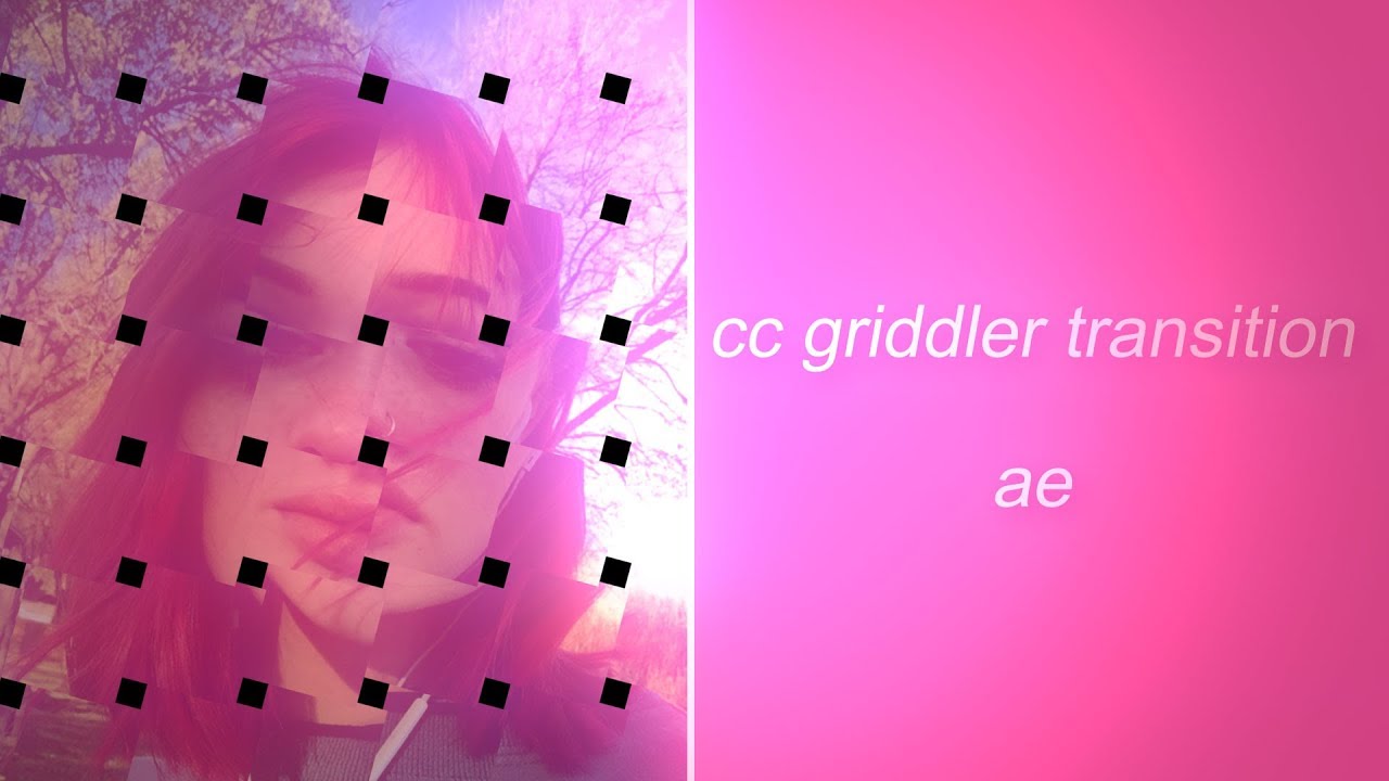 cc griddler transition | after effects - YouTube