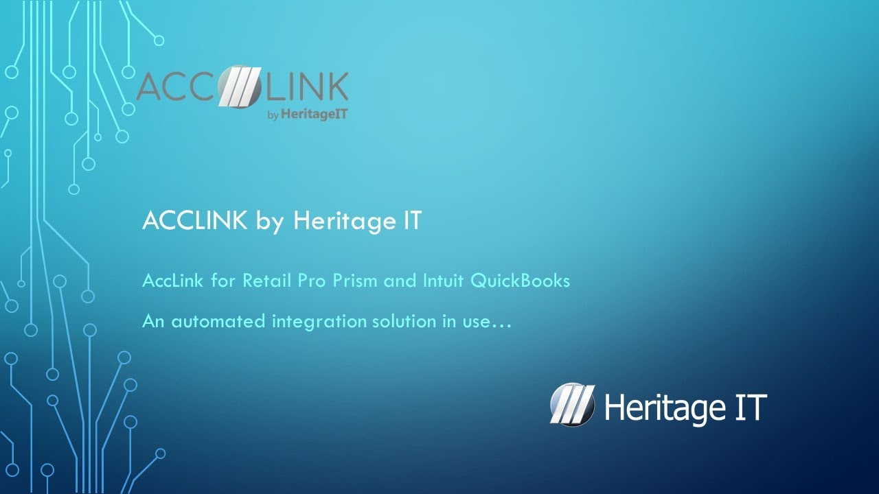 AccLink - An Automated Integration Solution in Use - YouTube