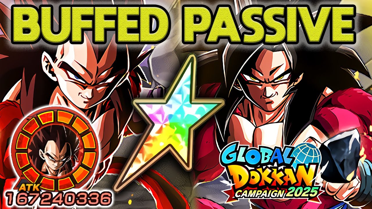 BUFFED 100% EZA LR SSJ4 GOKU & LR SSJ4 VEGETA!!!!! GDC 2025 BUFF ...
