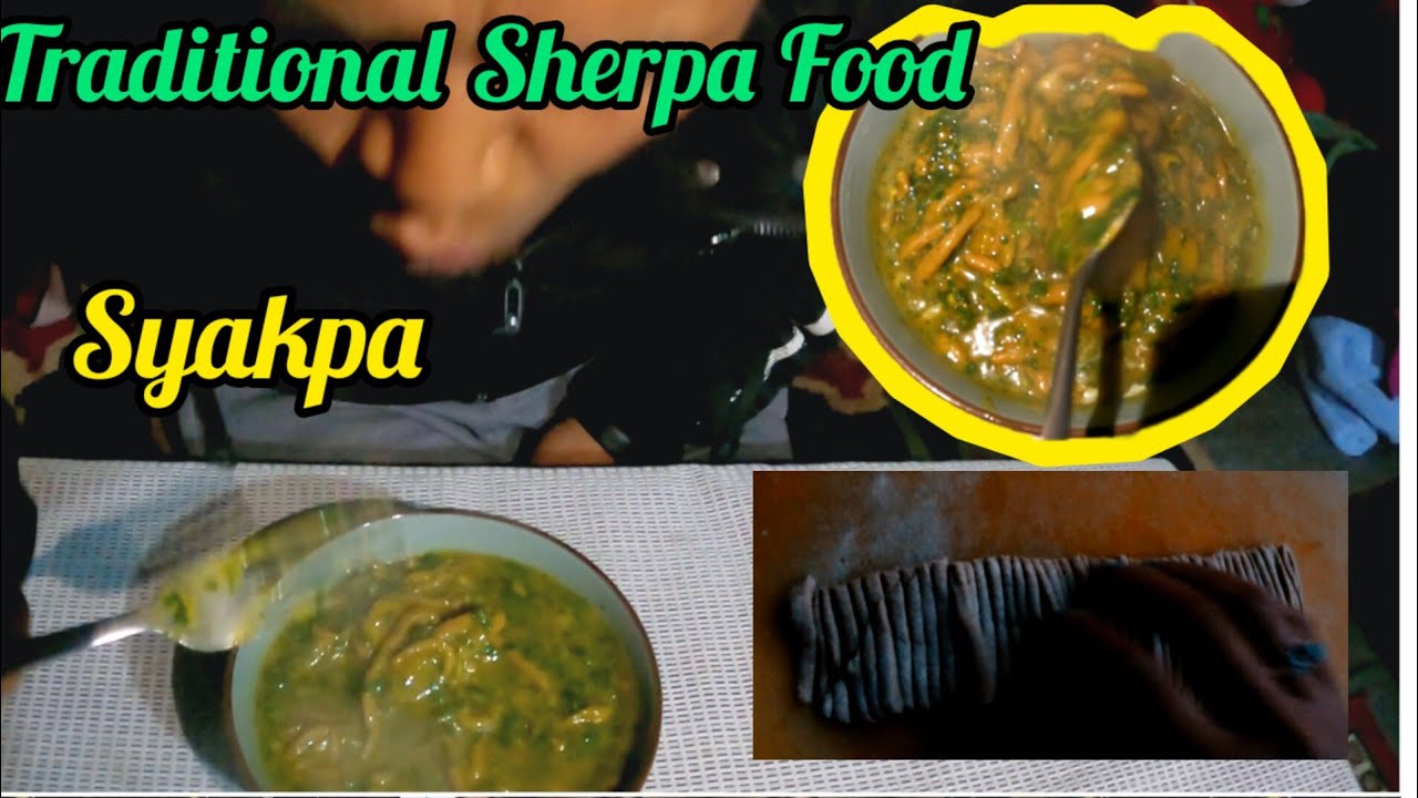 Syakpa, traditional Sherpa food, prepared at home #solukhumbu - YouTube