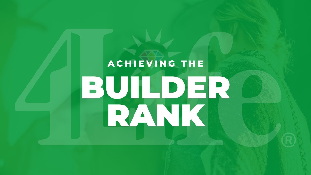 Achieving the Builder Rank with 4Life® - YouTube