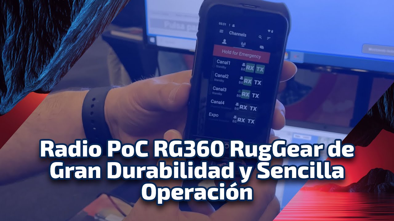 Nuevo RG360 RugGear, Radio PoC de Gran Durabilidad y Sencilla Operación ...