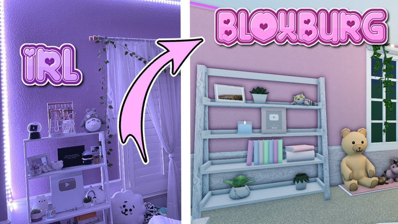 I BUILT MY IRL ROOM IN ROBLOX BLOXBURG AGAIN! - YouTube