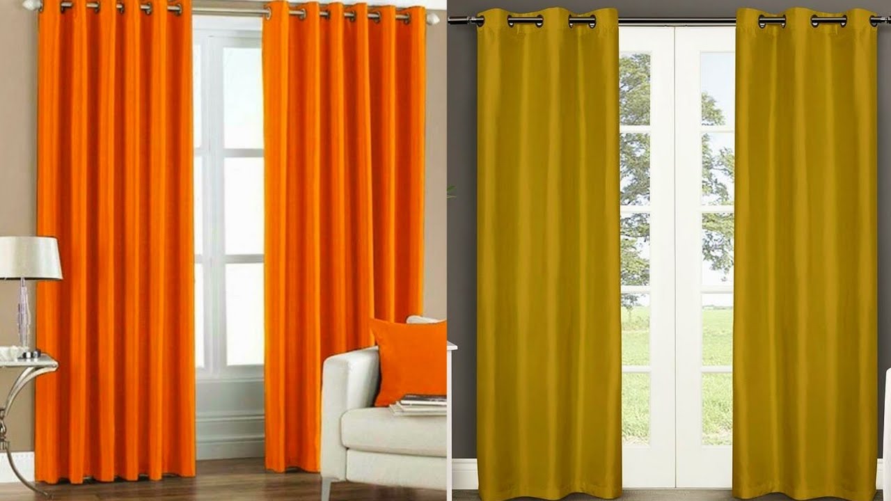 Marvellous and Attractive Plain Curtains /Solid Color Modern Curtains ...