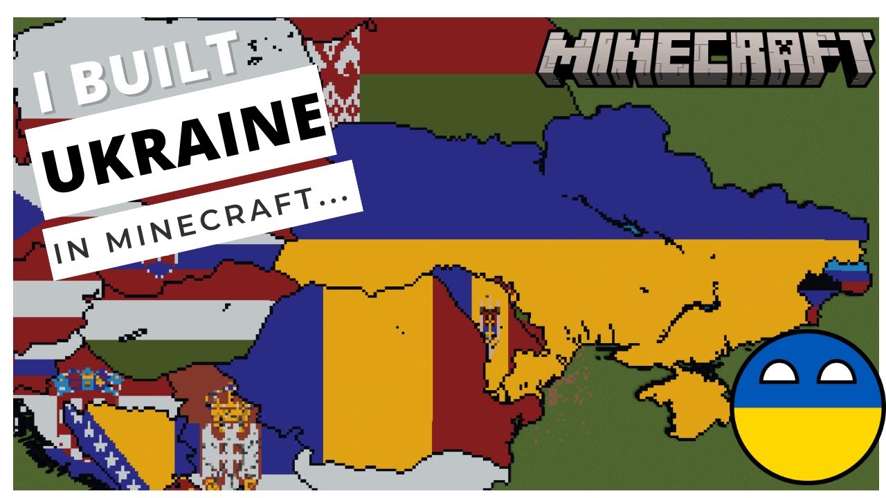 I Built Ukraine In Minecraft! - YouTube