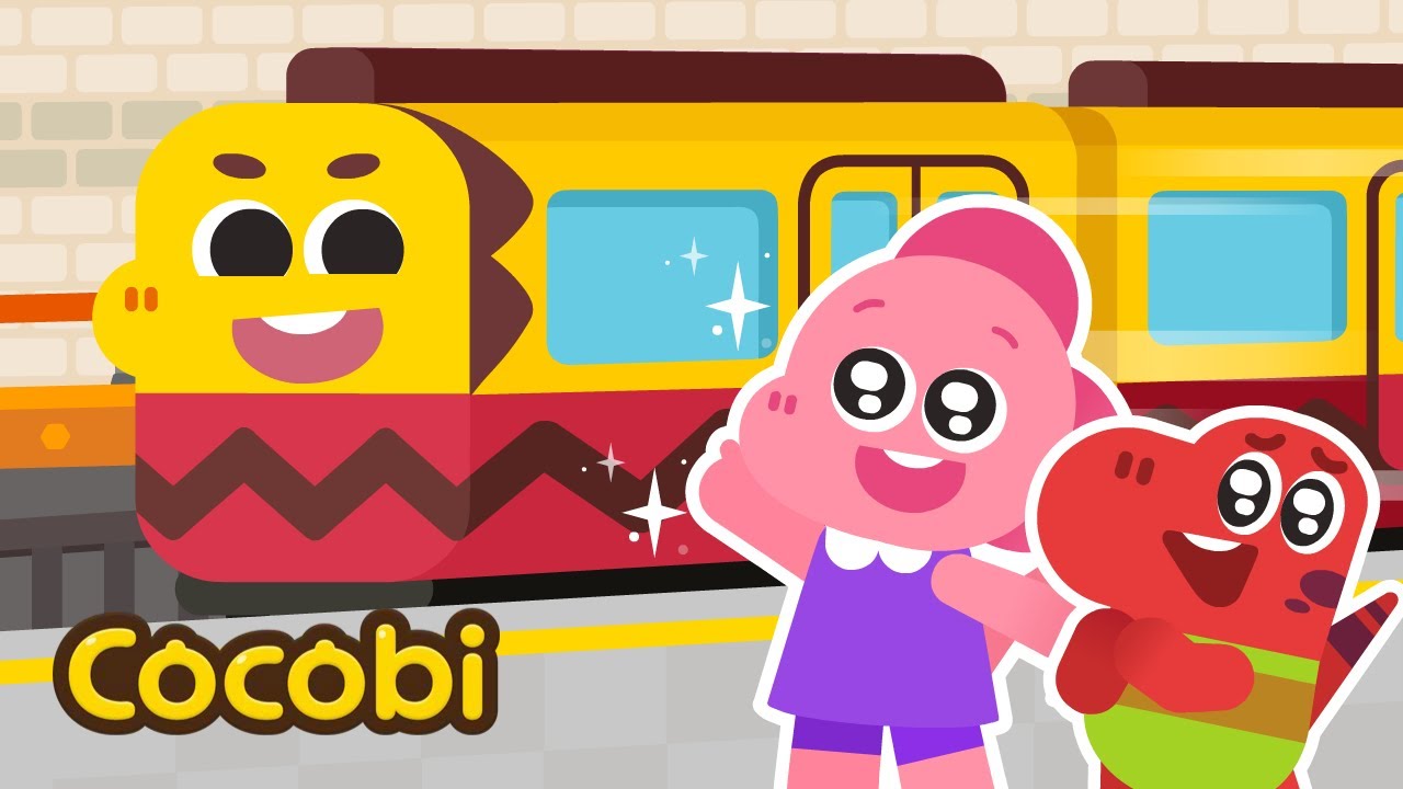 Choo Choo Train Safety Tips😁 Songs for Kids | Cocobi - YouTube