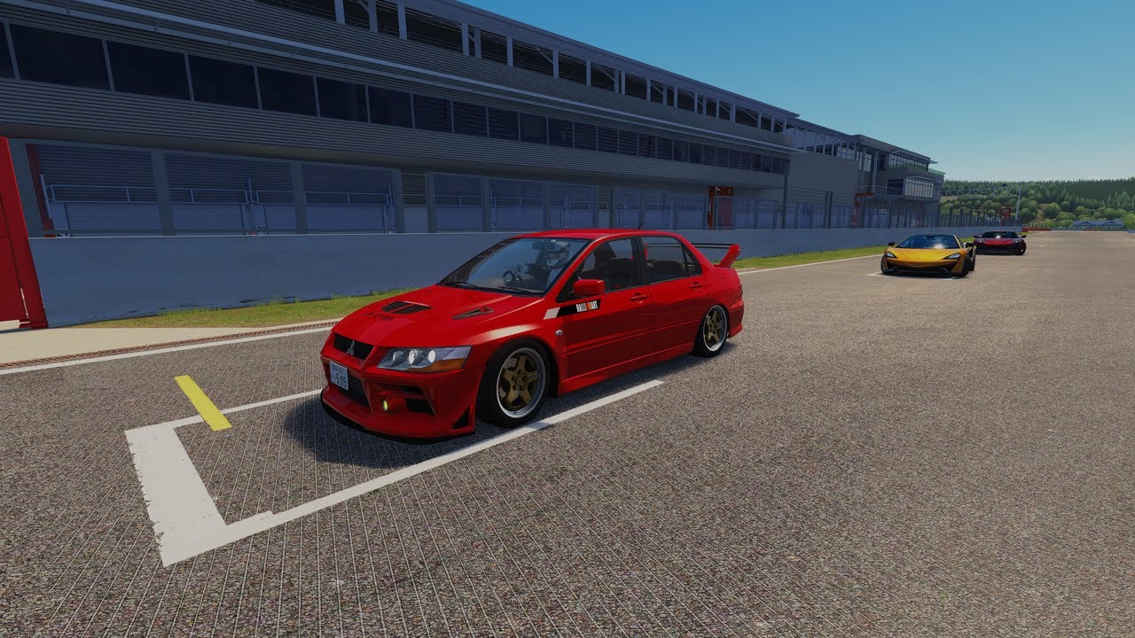 Mitsubishi Evolution Vii Gsr vs Mazda Rx7 Tuned and supercars at Spa ...