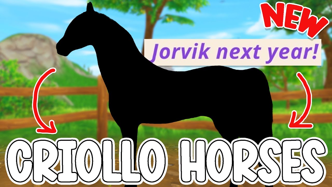 NEW *CRIOLLO HORSE* SPOILERS IN STAR STABLE!! - YouTube