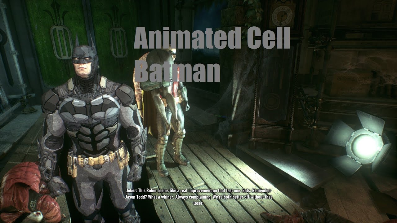 Batman Arkham Knight Animated Cell Batman - YouTube