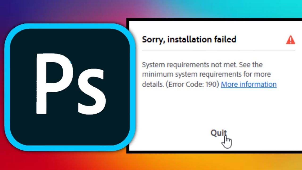 How To Solve Photoshop CC 2019 Installation Error Code 190 Latest Tutorial 2021 All Tech how-to-solve-photoshop-cc-2019-installation-error-code-190-latest-tutorial-2021-all-tech