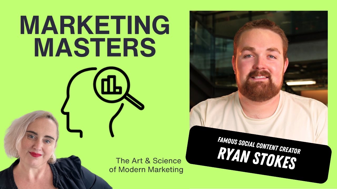 Marketing Master and Content Creator - Ryan Stokes - YouTube